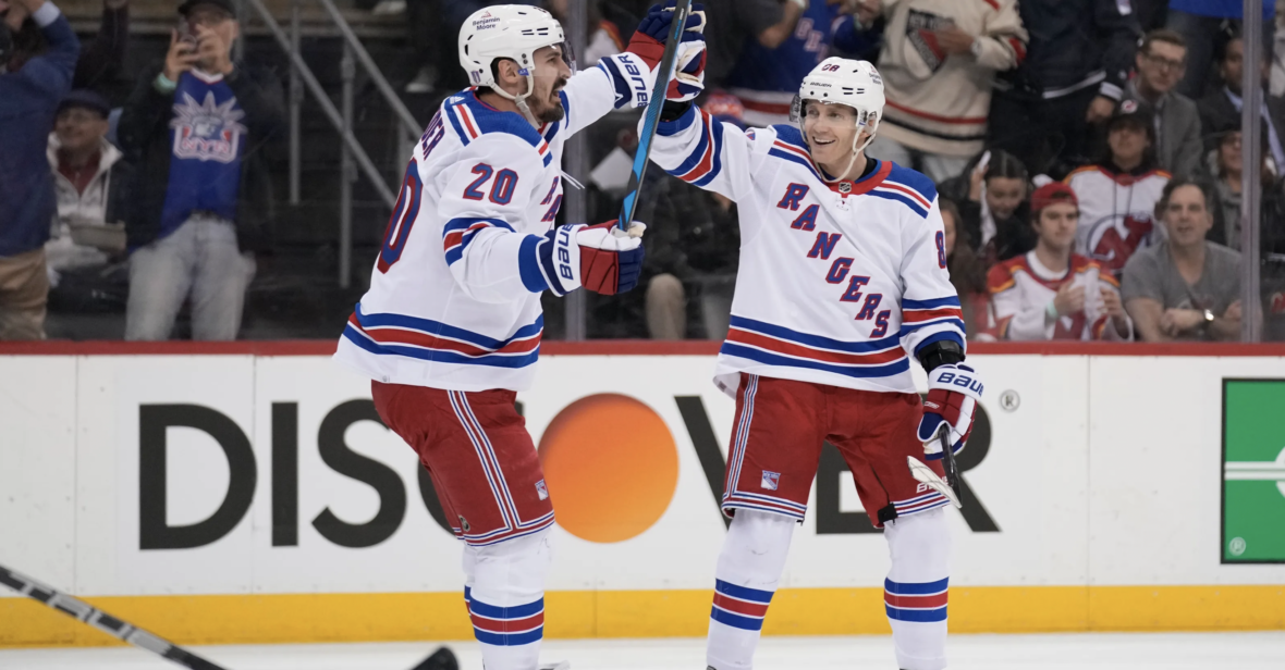 Showtime in the swamp as Rangers take both in Newark - Blue Seat Blogs
