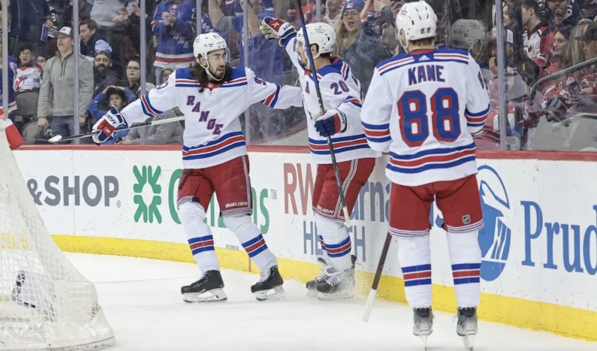 New Rangers lines dominate Caps, Rangers right the ship - Blue Seat Blogs
